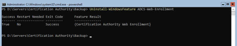 Migrate ADCS from Windows core to another core - I am a geek and I know ...
